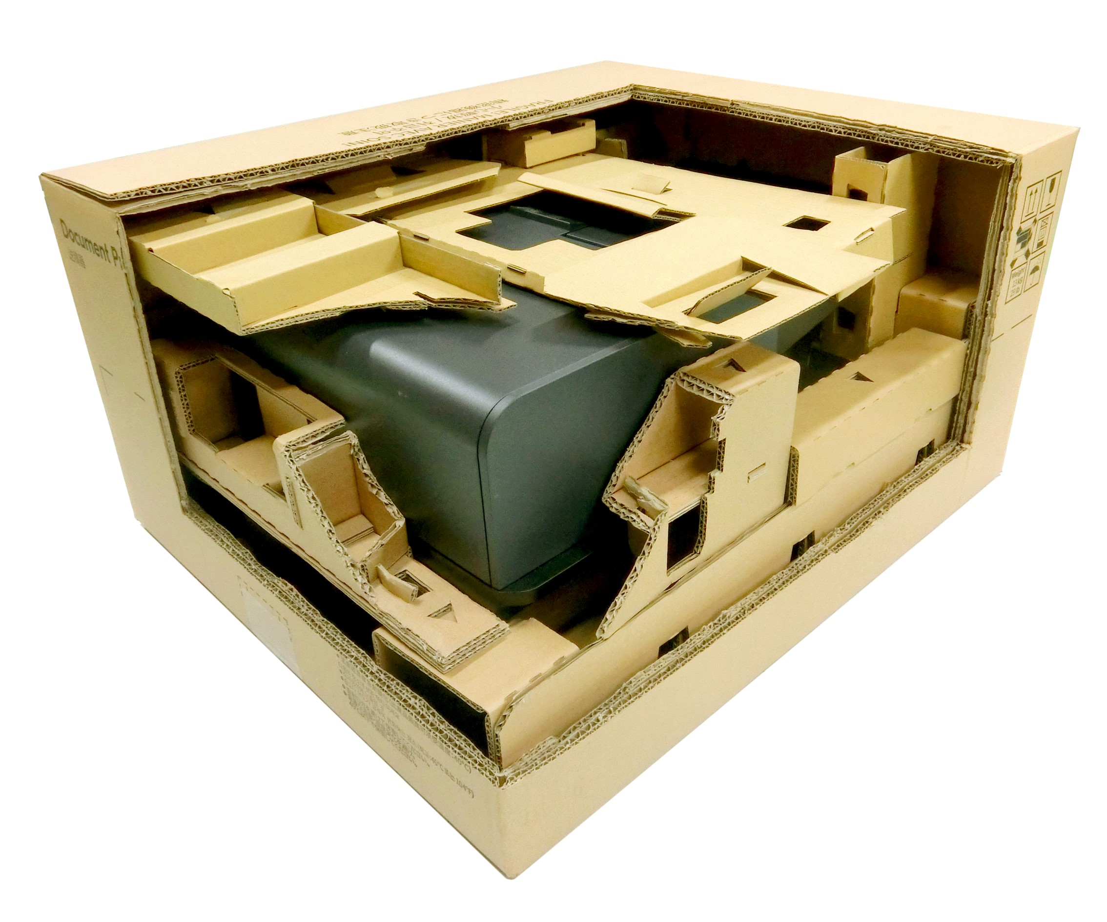 WorldStar Winner: Packaging using corrugated cardboard cushioning ...