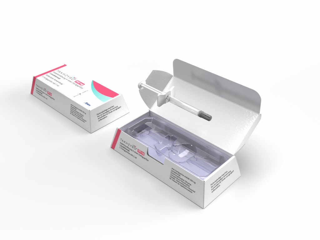 WorldStar Winner: Takhzyro Pre-Filled Syringe Secondary Packaging