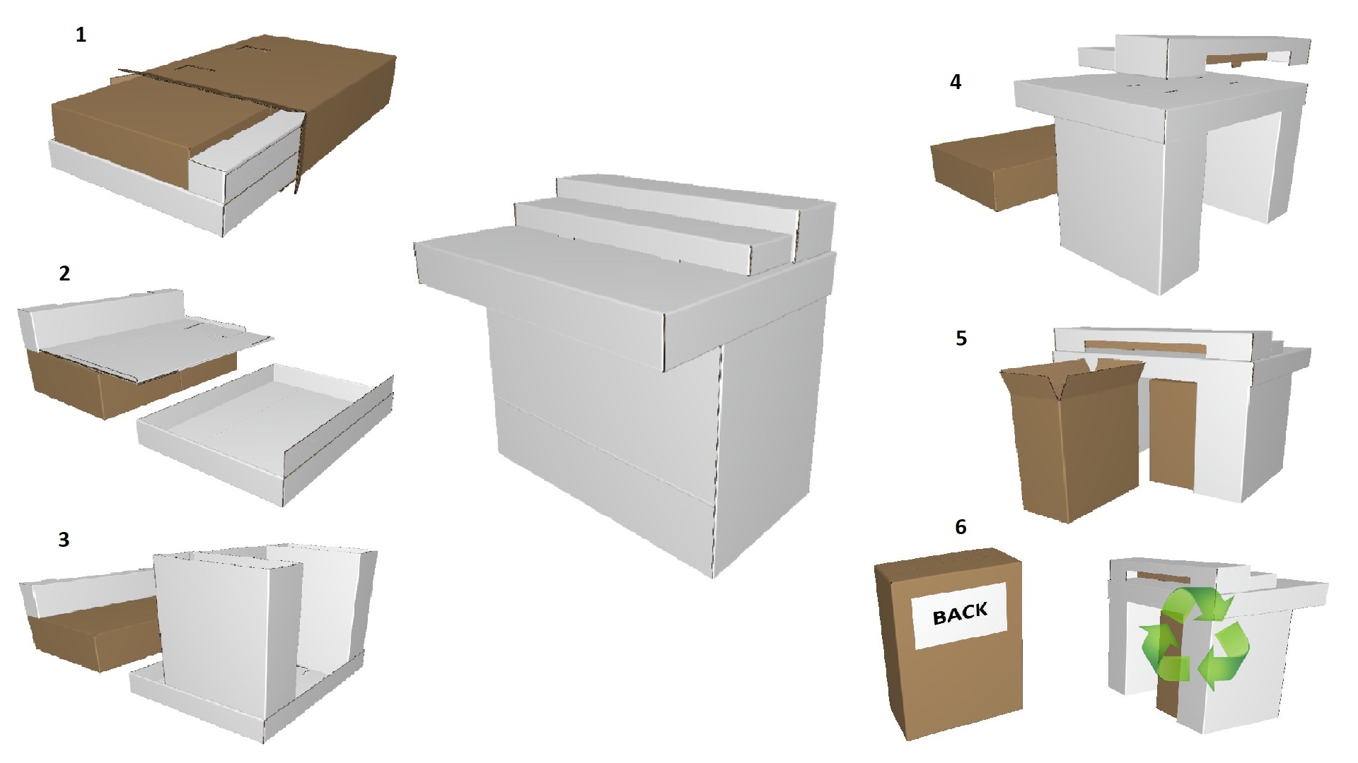 WorldStar Winner: Corrugated cardboard sales table
