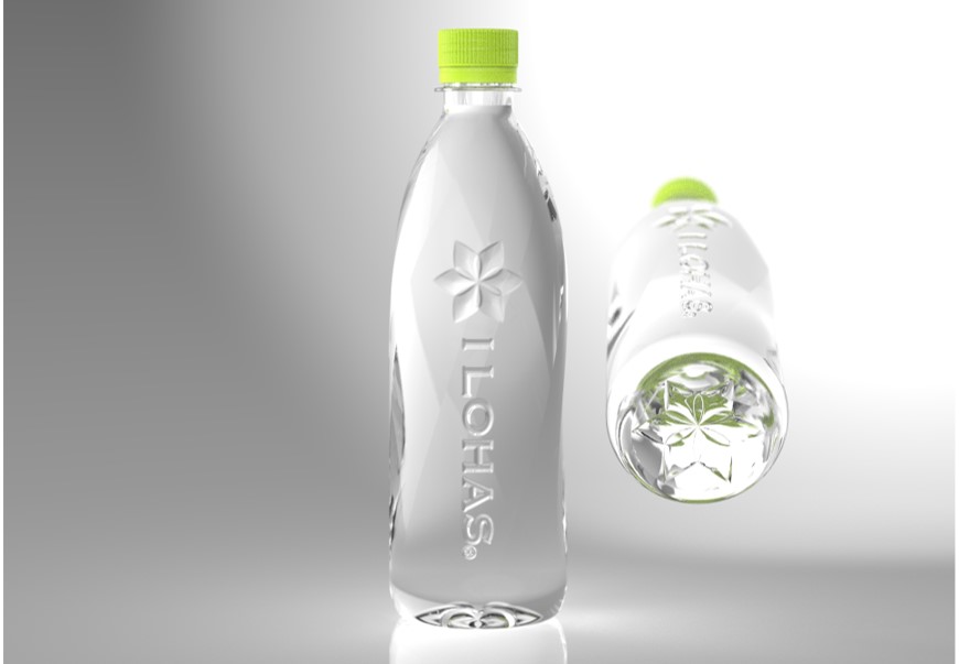 WorldStar Winner: ILOHAS Natural Mineral Water Label-Free PET Bottle