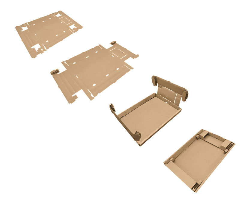 WorldStar Winner: Cushioning Material Integrated Tray for Smart Cubes