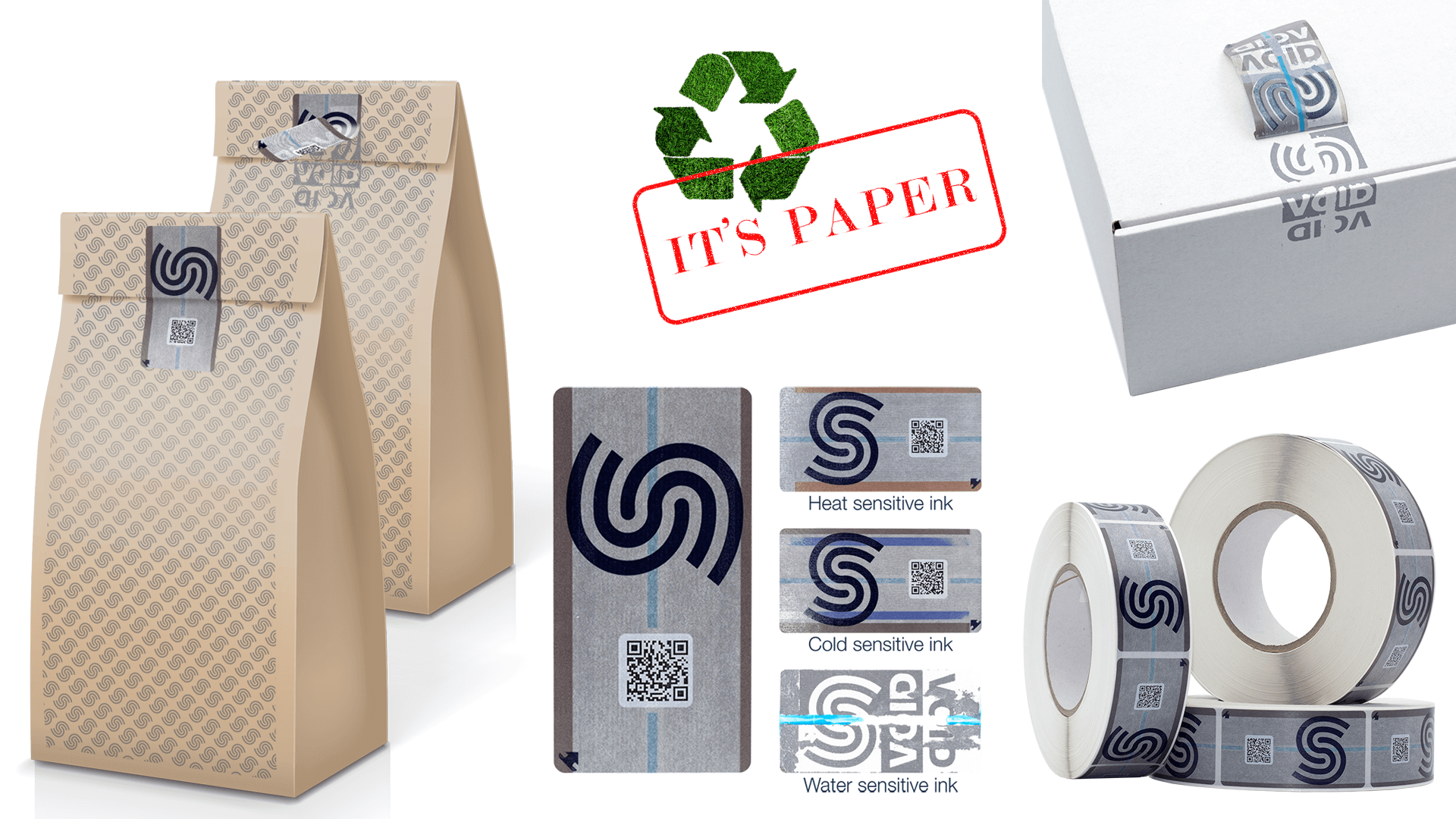 WorldStar Winner: IT'S PAPER - Series of paper-based security labels ...