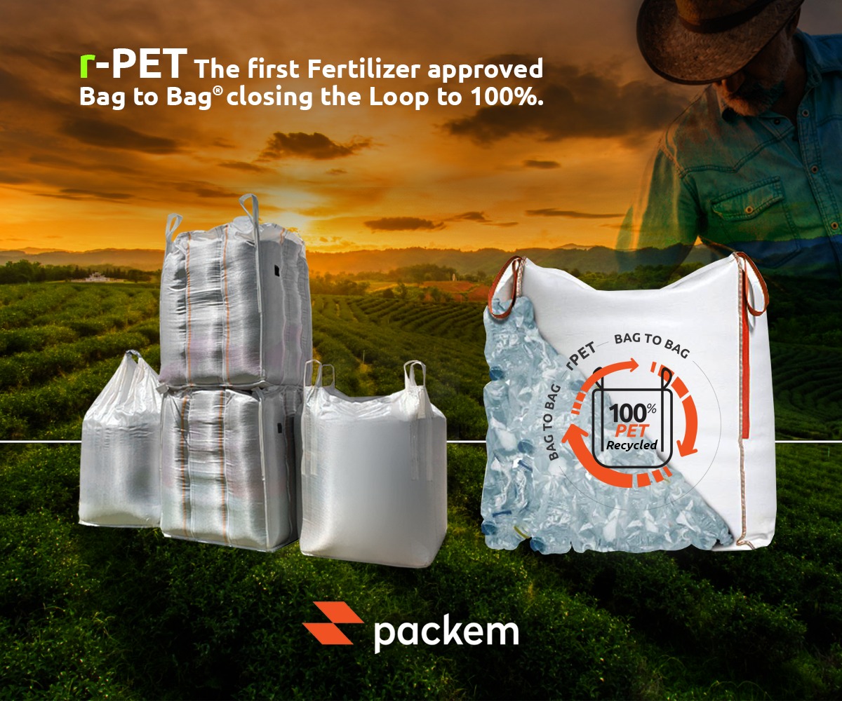 WorldStar Winner: The First Fertilizer Bag to Bag® 100% r-PET.