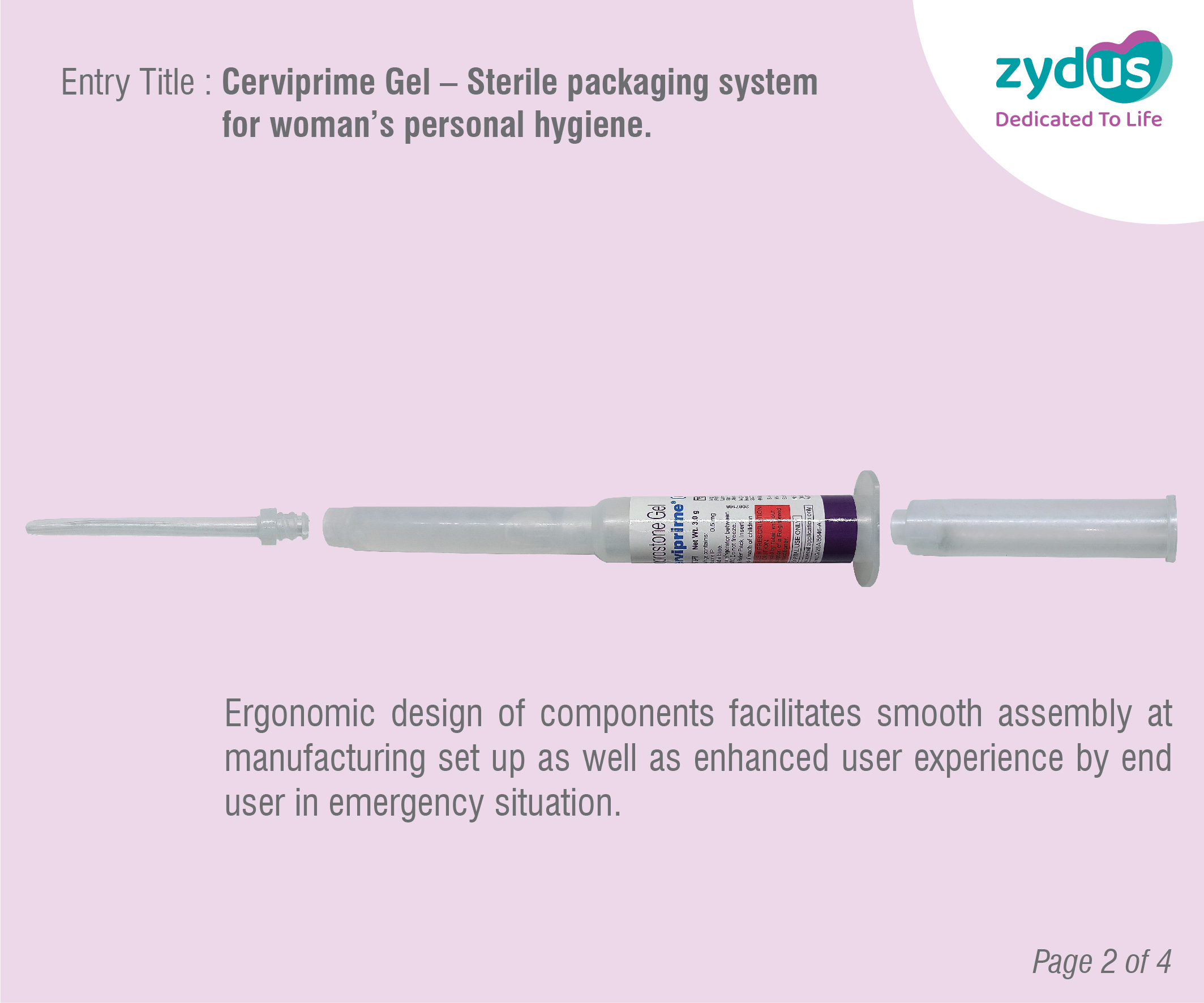 WorldStar Winner: Cerviprime Gel – Sterile packaging system for woman’s ...