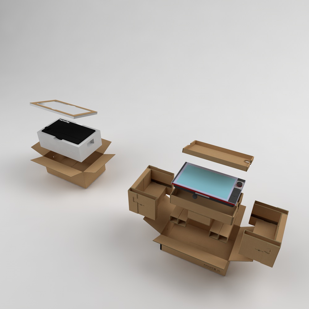 WorldStar Winner: Radar display corrugated transport packaging