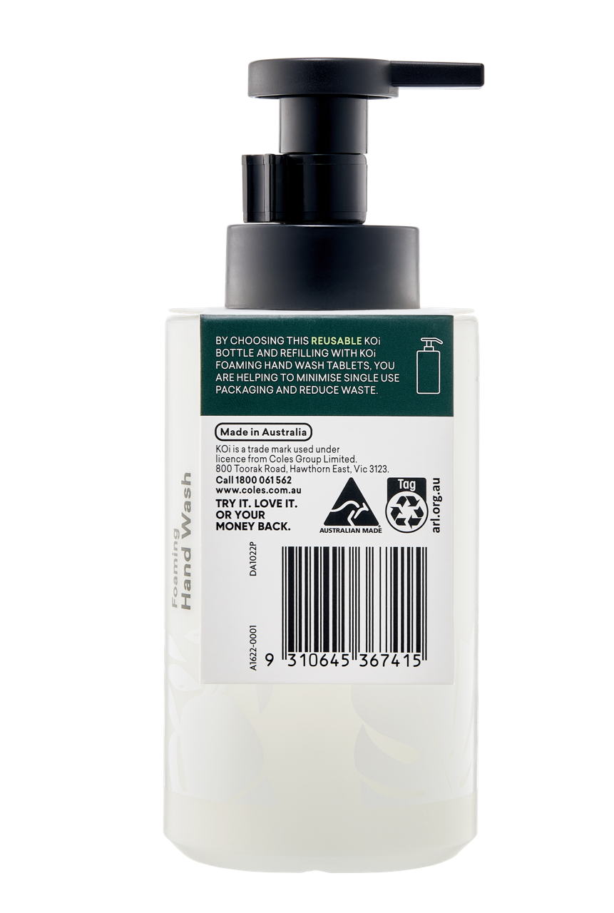 WorldStar Winner: KOi Foaming Handwash Starter Kit and Refillable Tablets