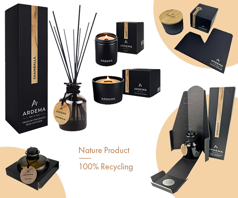 WorldStar Winner: Packaging for aroma diffusers and aroma candles TM Ardema
