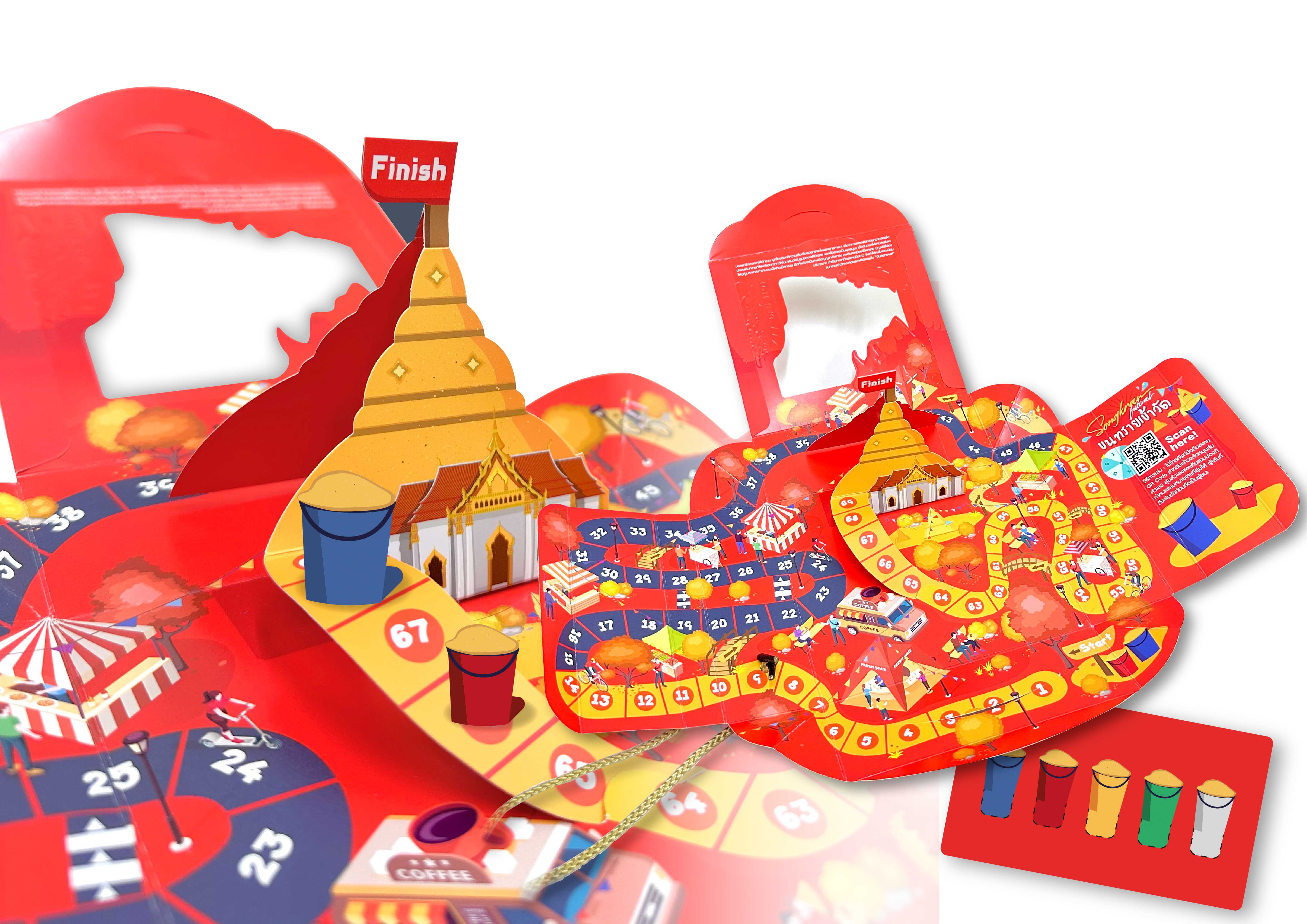 WorldStar Winner: Sustainable Songkran: Fun Gift Set with Board Game